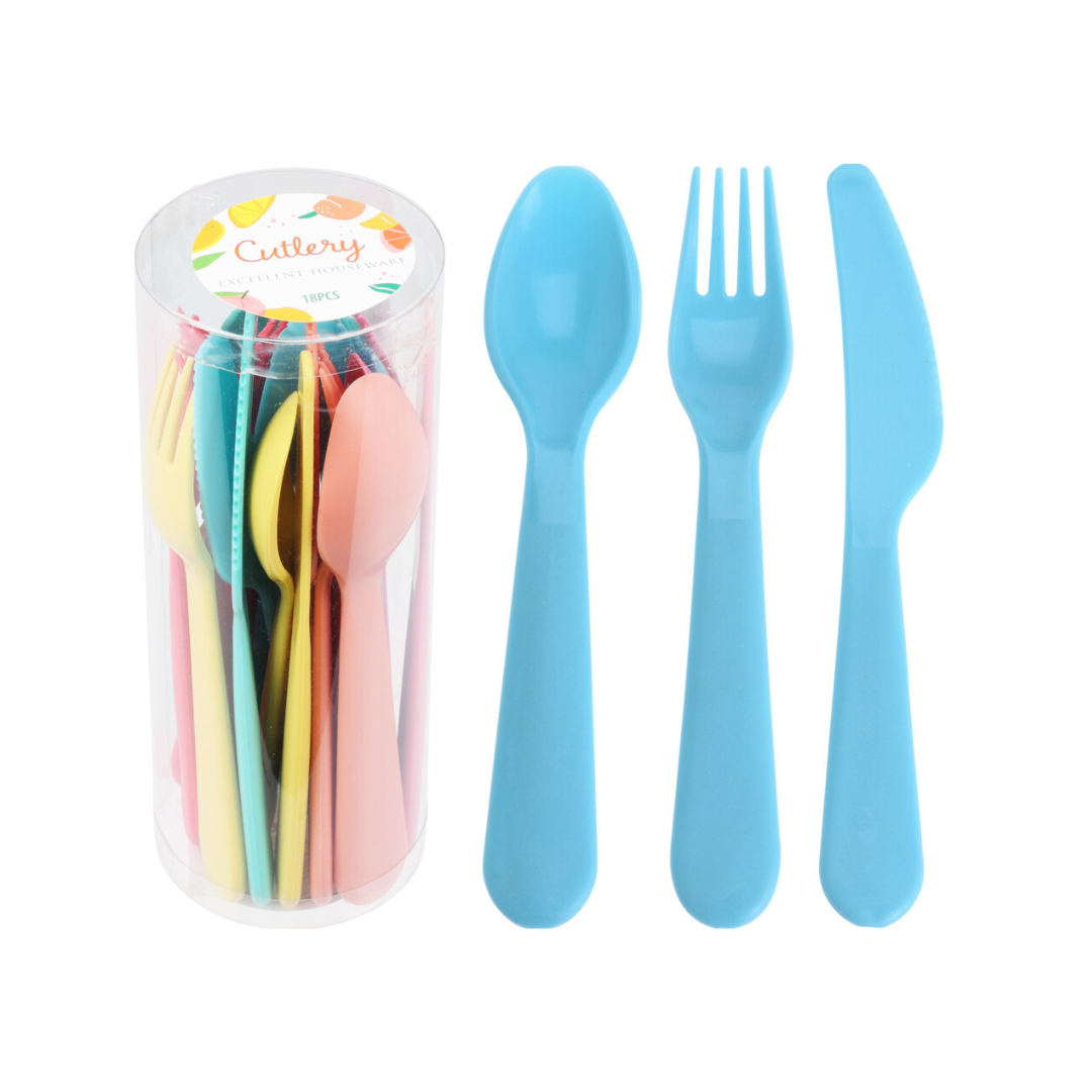 Bright Picnic Cutlery Set - 18pc – Caramarine