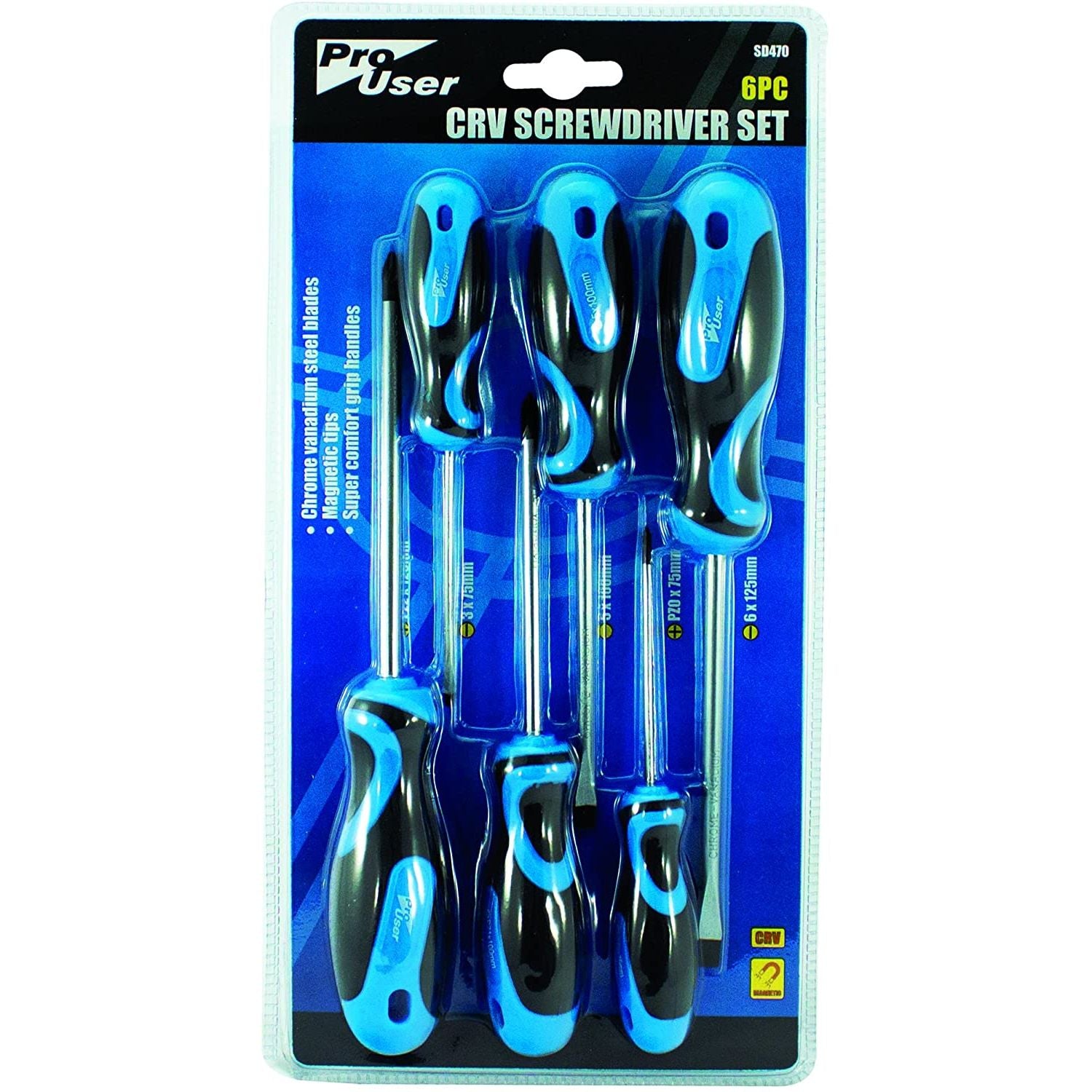 6 Piece CRV Screwdriver Set – Caramarine
