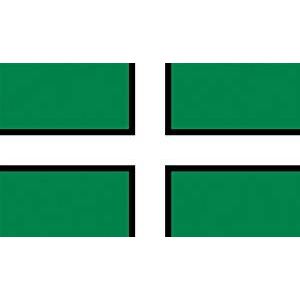 Devon Flag / Devonshire St Petroc's Cross 5ft x 3ft – Caramarine