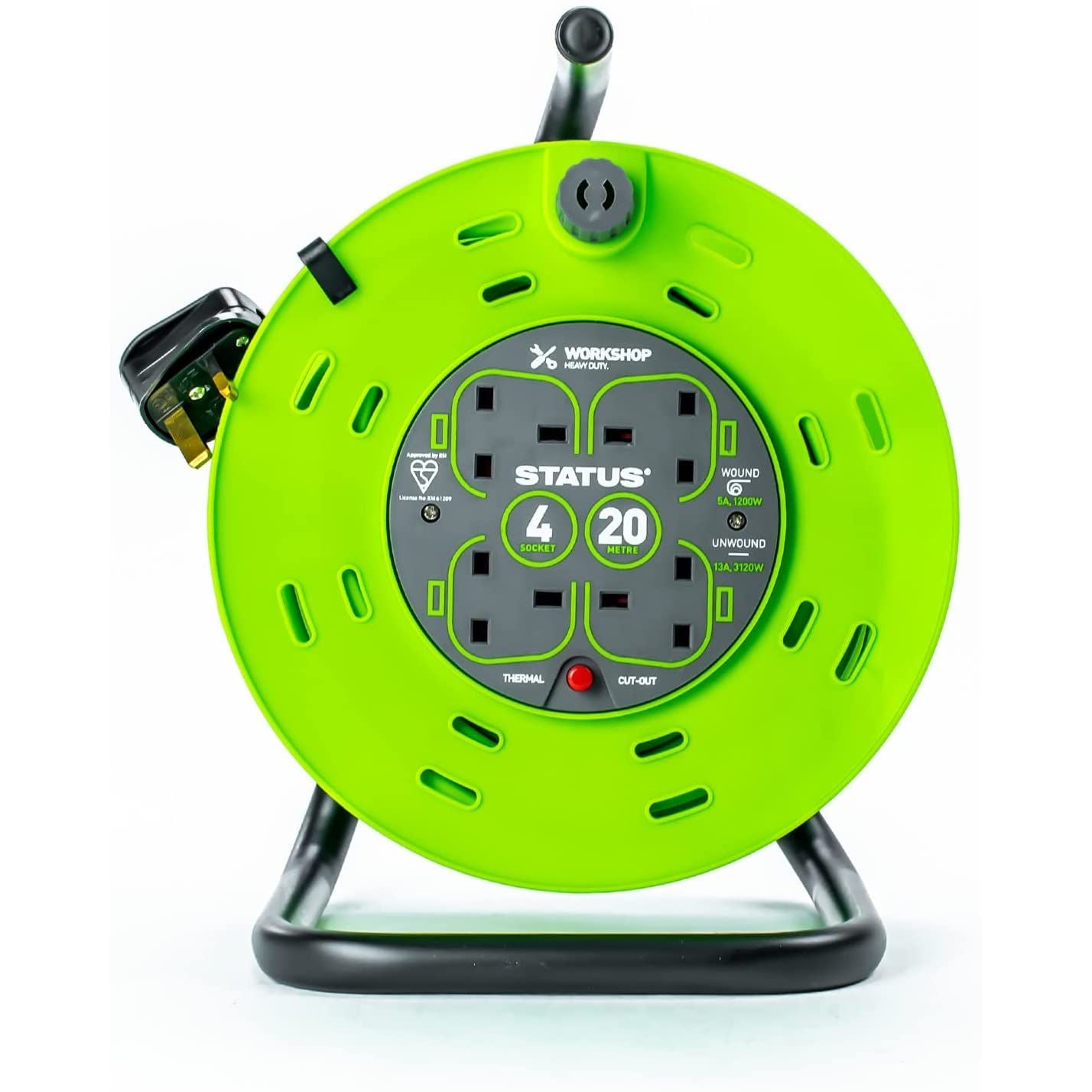 20m 4 Socket Cable Reel – Caramarine