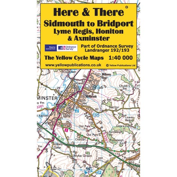 Here & There Sidmouth Map – Caramarine
